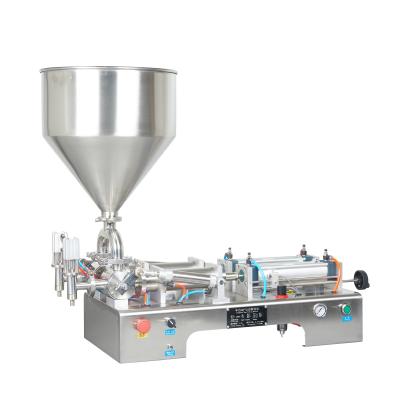 China Piston Filling Machine 100-1000ml for Honey Oil Water Juice Liquid Perfume Hand Sanitizer Butter 220V for sale