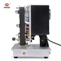 China DUOQI HP-241B 220V Electric Ribbon Date Printing Machine with 30mm Labeling Width and 2-200 Times/Minute Speed for sale