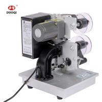 China DUOQI HP-241B 220V Electric Ribbon Date Printing Machine with 30mm Labeling Width and 2-200 Times/Minute Speed for sale