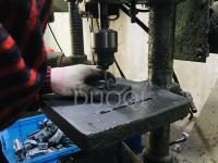 China DUOQI DY-8 Hand Impulse Direct Heat Ribbon Coding Machine 60W 100 Times/Min 3 Line Printing for sale