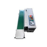 China FR-900 Continuous Band Sealer Machine 500W 220V for Plastic Film Bag Heat Sealing 0-12m/min Speed for sale
