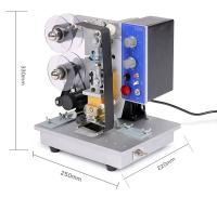 China HP-241B Automatic Hot Stamp Ribbon Printer Machine 220V 60W Custom Date Code Printer for sale