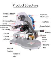 China Semi Automatic Expiry Date Printer DY-8 Manual Date Coding Machine 110V 220V for sale
