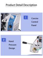 China DY-8 Manual Date Coding Machine 60W 110V Portable High Precision Printer for Labels for sale