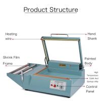 China DUOQI 380L Industrial L Bar Shrink Wrap Machine 220V 1KW for Plastic Bags for sale