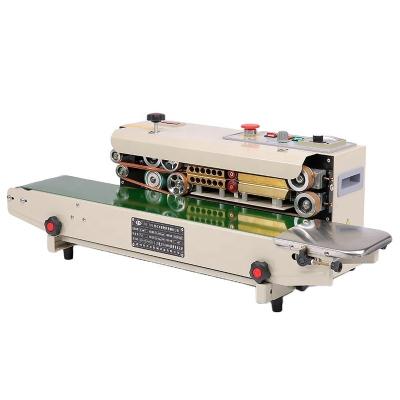 China DUOQI FR-770 Electric Shrink Sleeve Seaming Machine 500W 0-30m/min Continuous Sealer for sale