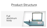 China DUOQI 380L Industrial L Bar Shrink Wrap Machine 220V 1KW for Plastic Bags for sale