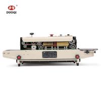 China DUOQI FR-770 Electric Shrink Sleeve Seaming Machine 500W 0-30m/min Continuous Sealer for sale