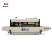 China DUOQI FR900 Continuous Table Sealing Shrink Sleeve Seaming Machine 500W 220V for Iron Packaging for sale