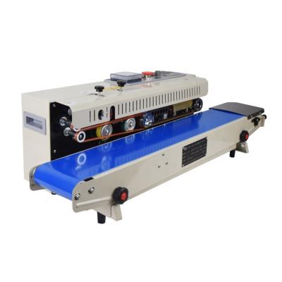 China FRM-1000 Continuous Bag Sealer 800W 220V Plastic Film Sealing Machine 0-24m/min for sale