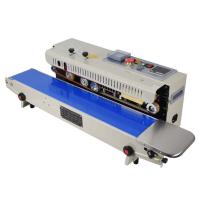 China FRM-1000 Continuous Bag Sealer 800W 220V Plastic Film Sealing Machine 0-24m/min for sale