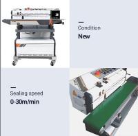 China LF1080 Vacuum and Nitrogen Flush Plastic Bag Sealer Machine - 875W Power, 0-12 m/min Speed for Industrial Packaging for sale