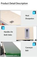 China Plastic Packaging SEALING MACHINE DUOQI FR-770LW Vertical Style Continuous Band Sealer for sale