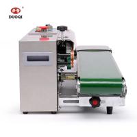 China DUOQI FR-770S Stainless Steel Heat Sealing Machine 500W 0-24m/min for Pouch Bag Shrink Sleeve for sale