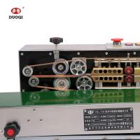 China DUOQI FR-770S Stainless Steel Heat Sealing Machine 500W 0-24m/min for Pouch Bag Shrink Sleeve for sale