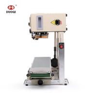 China Tamper Proof Continuous Band Sealing Machine Compact Vertical Heat Sealer for sale