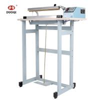 China DUOQI SFTD-600 220V 750W Iron Foot Pedal Heat Sealer Bag Sealing Machine with Knife for sale