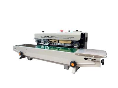 China FR-900 Automatic Band Sealer Machine with Dry-Ink Printing 220V 500W 0-25m/min Sealing Speed for Industrial Packaging for sale