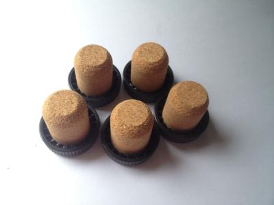 China Micro Agglomerate Cork T-Cap Stopper 24mm Diameter 30mm Length for sale