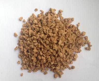 China Natural Eco Friendly Cork Granules 4-6mm Diameter 70-80g Density for Flooring for sale
