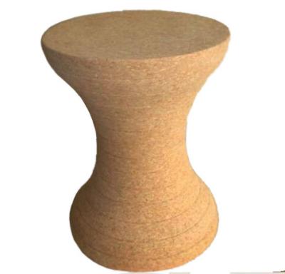 China Eco-Friendly Cork Stool 30cm Diameter Natural Sustainable Seating for sale