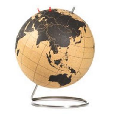 China Large Cork Globe for Map World Diameter 32mm(12.6'') for sale