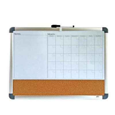 China Combination Cork and White Board with Aluminum Frame 120x90cm Combo Board for sale