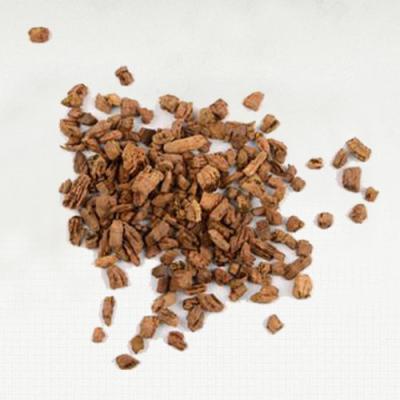 China Second Grade Dark Cork Granules 80-90g/L Density for Sound and Heat Insulation for sale
