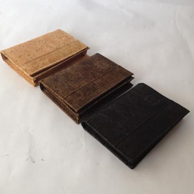 China Slim Cork Wallet for Men 11x9cm with Card and Money Slots Multiple Colors for sale