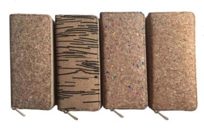China Natural Cork Raw Material Women Wallet with Card Slot Money Slot 10x8cm for sale