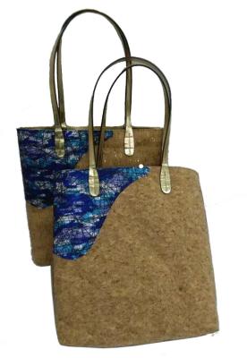China Customized Lady Cork Handbag Wholesale High Quality Eco Friendly Gift Shop Design for sale