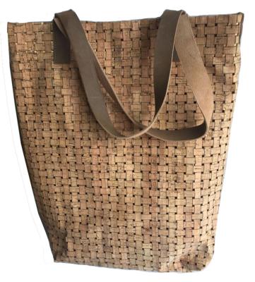 China Wholesale Custom Hollow Style Women Cork Handbag Eco Friendly 30x20cm for sale