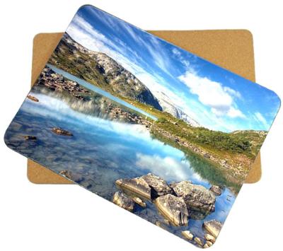 China Custom Wooden Cork Placemat for Home Hotel Use Eco Friendly Durable 30x45cm for sale
