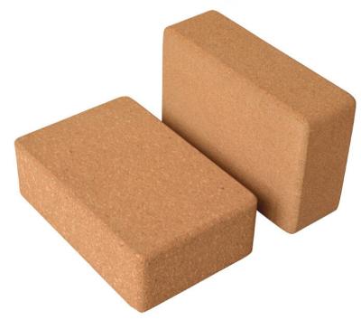 China Eco Friendly Natural Cork Yoga Block 3x6x9 Inch for Stability and Support for sale