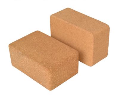China Eco Friendly Natural Cork Yoga Block 4x6x9 Inch Durable Support for Balance and Alignment for sale