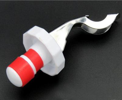 China Stainless Steel Plastic Plug Lid for Wine Bottle 750ml 28mm Diameter for sale
