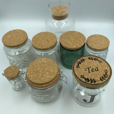 China Custom T Shape Cork Stopper for Glass Bottle Fine Grain Agglomerated 24mm for sale
