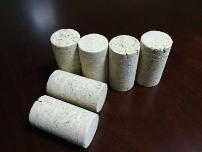China B Grade 1+1 Wine Cork Stopper Champagne Cork 24x44mm Fine Grain Agglomerated Cork Material for sale