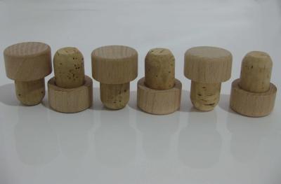 China Natural Cork Stopper 24mm Diameter for Wine Bottles Food Grade for sale