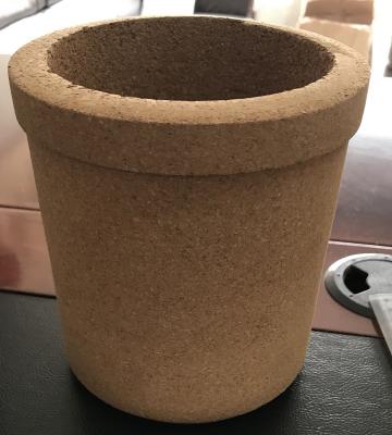 China Eco-Friendly Cork Bark Planter for Indoor Gardening Decoration 6 Inch for sale