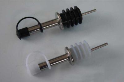 China Stainless Steel Olive Oil Pourer with Plastic Cap 8mm Spout 2 Pack for sale