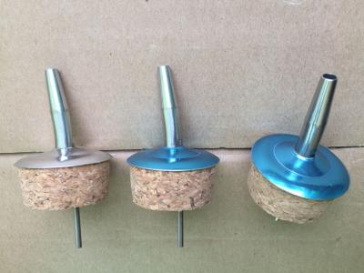 China 304 Stainless Steel Pourer with Pour Spout for 42mm Bottles Salad Dressing Wider Cork for sale