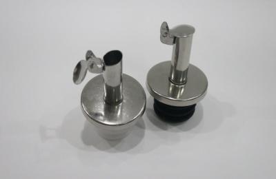 China Stainless Steel Pourer Spout 304 with TPE Stopper and Cap 25mm Diameter for sale
