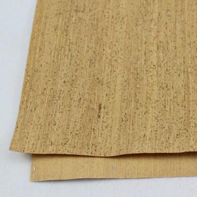 China 0.8mm Natural Cork Fabric for Wall Decoration Phone Cover Notebook Making Durable Eco Friendly for sale