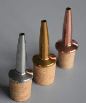 China Stainless Steel Dasher Cork Top for 19mm Diameter Bottle Wholesale for sale