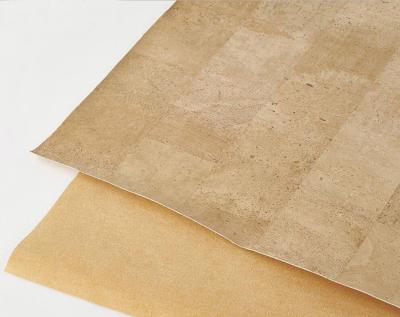 China 1.35m Width Waterproof Durable Nature Cork Fabric Leather for Bag Notebook Shoes Hat Making for sale