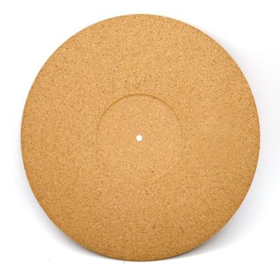 China 12 Inch Cork Turntable Platter Mat Non Slip Anti Static Record Pad for Vinyl for sale