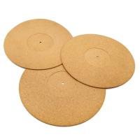China 12 Inch Cork Turntable Platter Mat Non Slip Anti Static Record Pad for Vinyl for sale