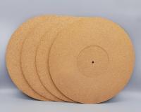 China 12 Inch Cork Turntable Platter Mat Non Slip Anti Static Record Pad for Vinyl for sale