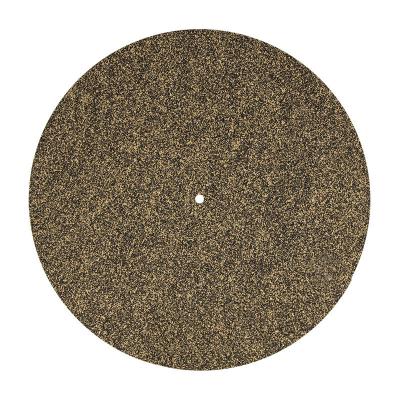 China 12 Inch Cork Rubber Turntable Platter Mat Anti Static Shockproof Record Mat for Improved Sound Quality for sale